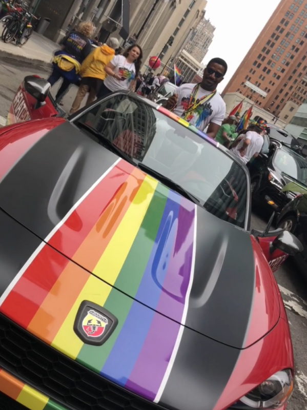 A Big Splash of Color: GALA Members, FIAT Brand Lead Motor City Pride ...